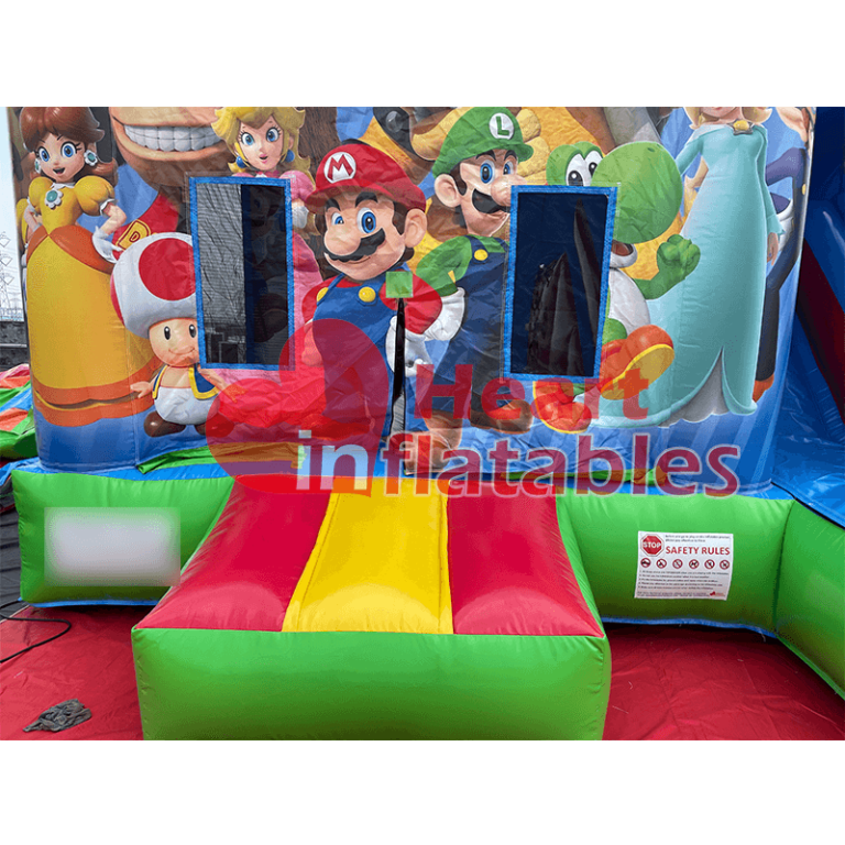 Mario Bouncy Castle - Heart Inflatables Factory