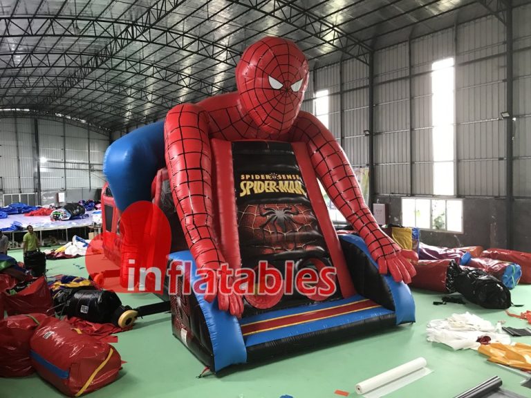 Spiderman Obstacle 53ft x 21.6ft x 18ft - Heart Inflatables Factory
