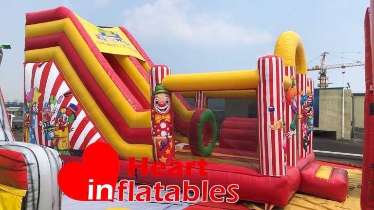 Clown Bouncy slide - Heart Inflatables Factory
