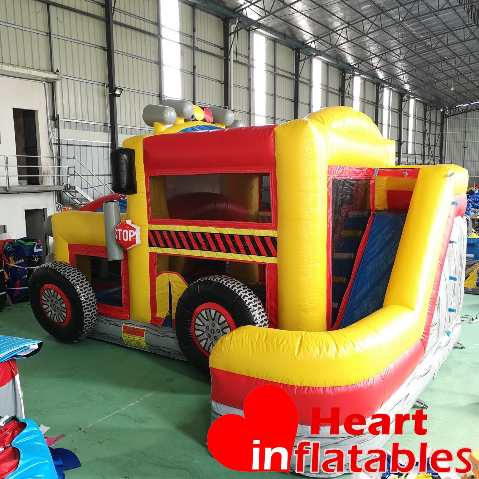 Inflatable School Bus - Heart Inflatables Factory