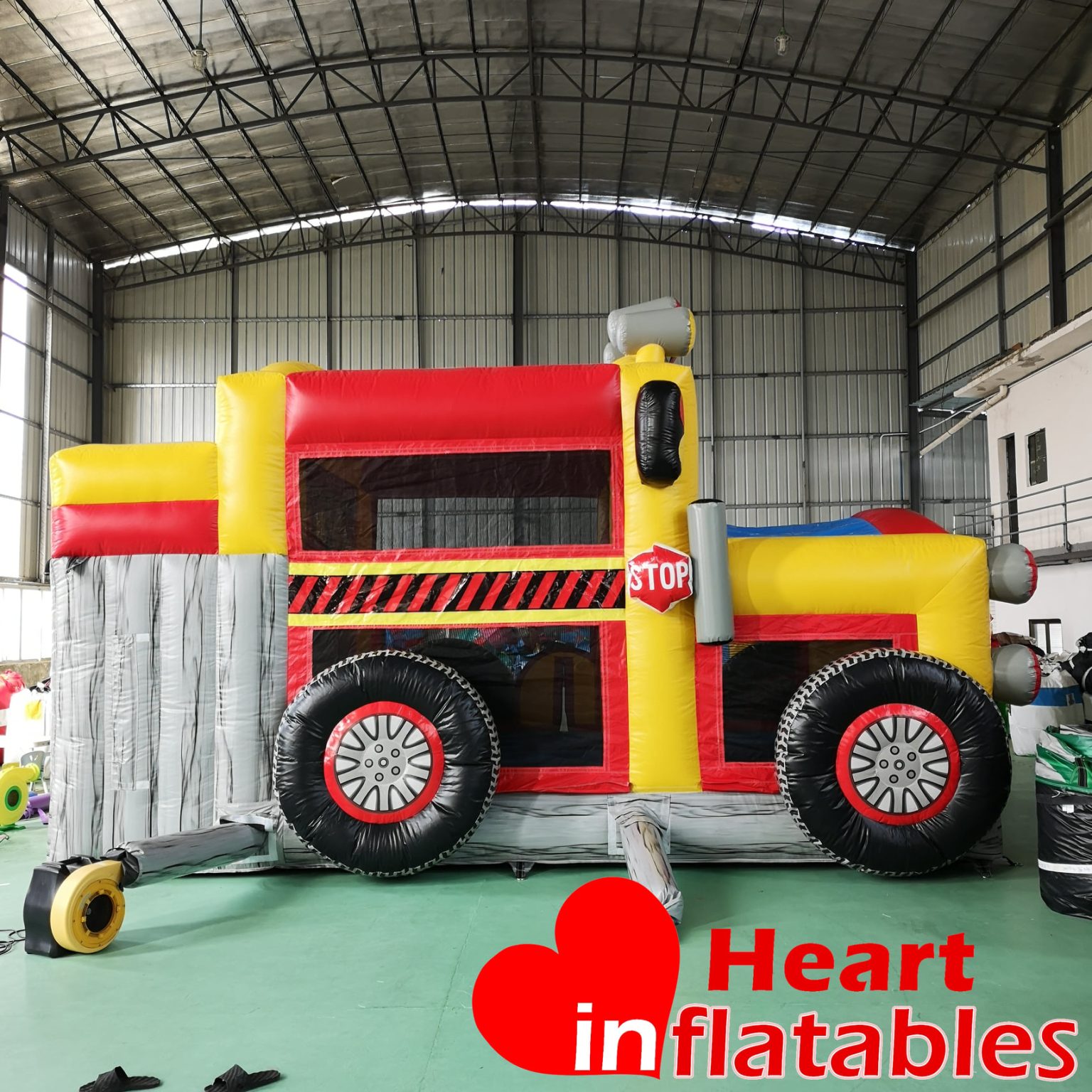 Inflatable School Bus - Heart Inflatables Factory