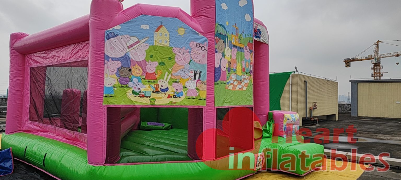 Peppa Pig Bouncer slide - Heart Inflatables Factory