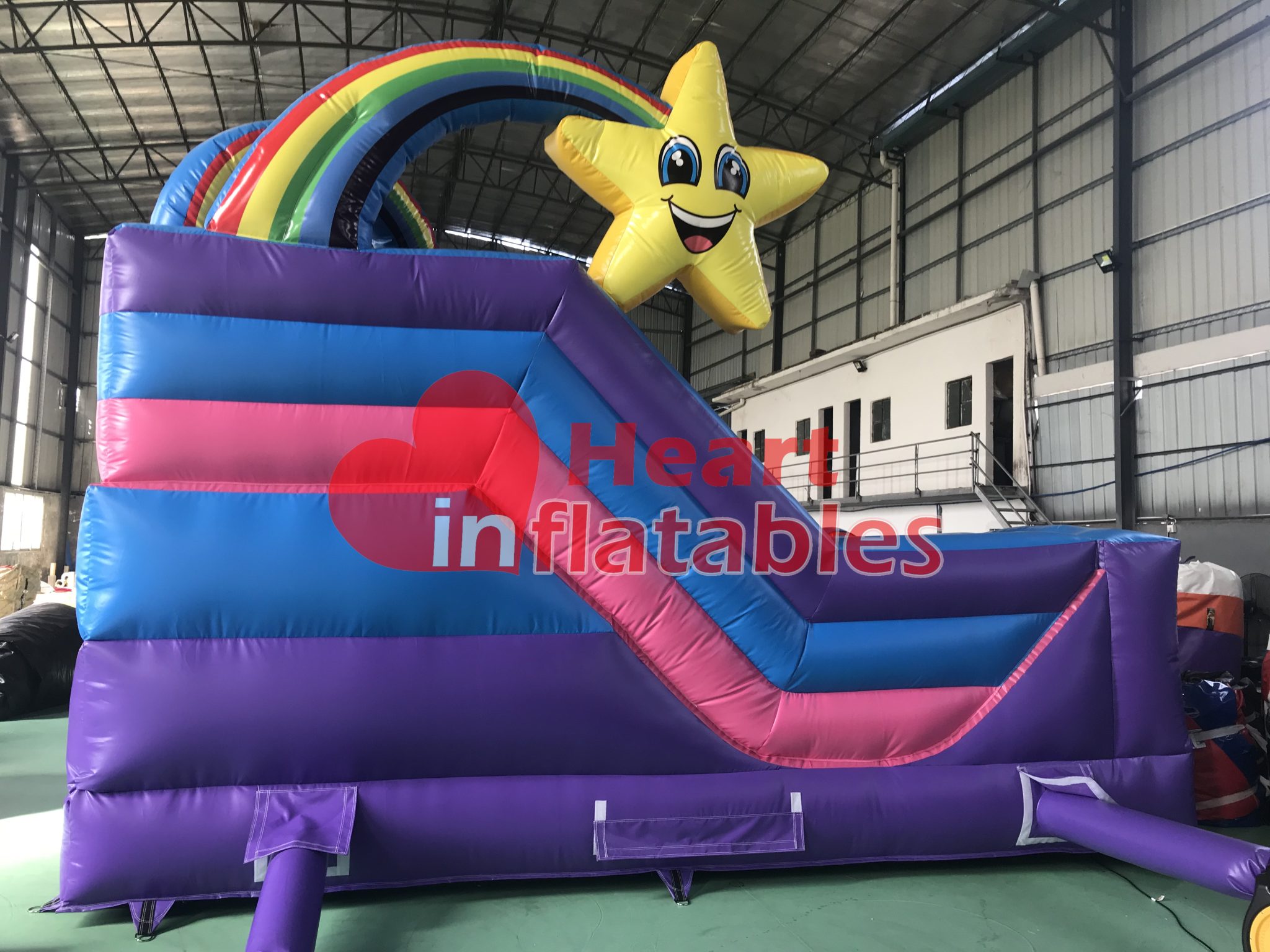 Unicorn Bounce House - Heart Inflatables Factory