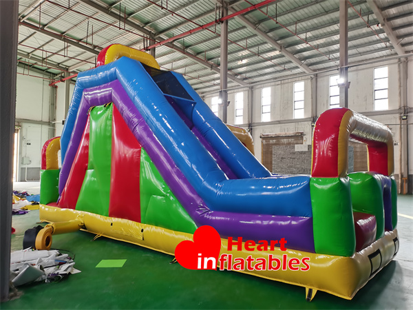 Wacky 180° Obstacle Course - Heart Inflatables Factory
