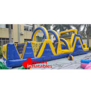 40ft Fun Run Obstacle Course - Heart Inflatables Factory