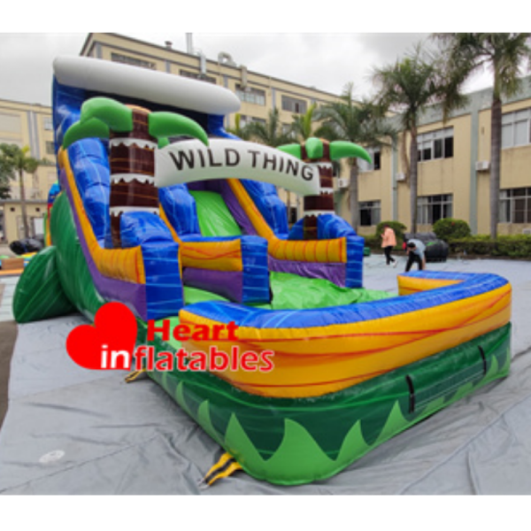 14ft Marble Water Slide - Heart Inflatables Factory