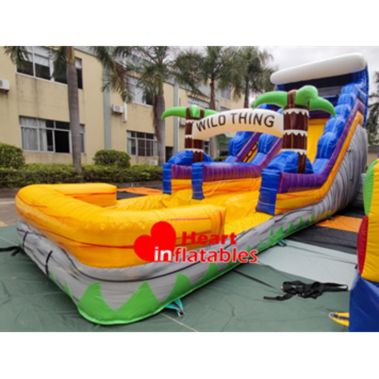 16ft Marble Water Slide - Heart Inflatables Factory