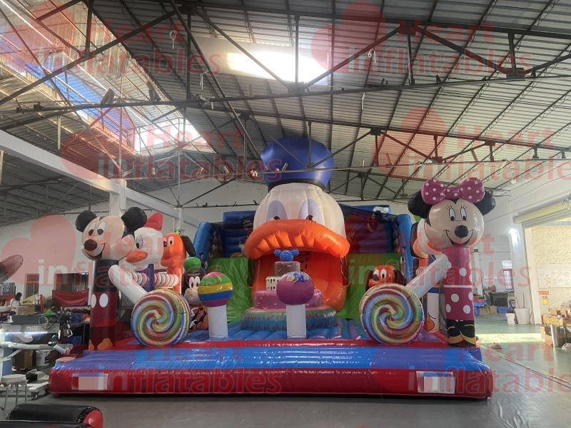 Inflatable Donald Duck Funland 11m × 7.5m - Heart Inflatables Factory