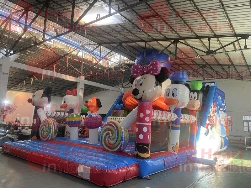Inflatable Donald Duck Funland 11m × 7.5m - Heart Inflatables Factory