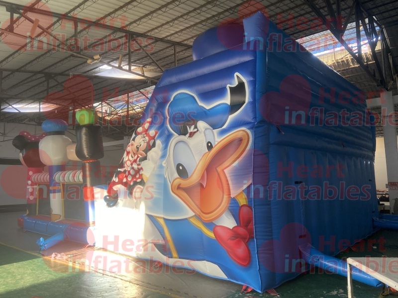 Inflatable Donald Duck Funland 11m × 7.5m - Heart Inflatables Factory