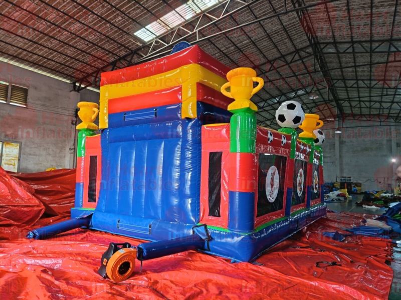 Inflatable Football Club Jumper Slide Combo - Heart Inflatables Factory